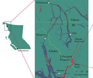 New road route for Tulsequah Chief Mine approved