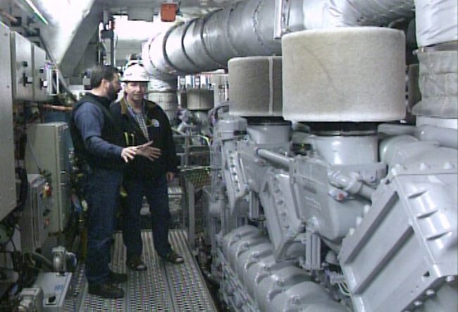 Alaska's fast ferries getting new engines installed