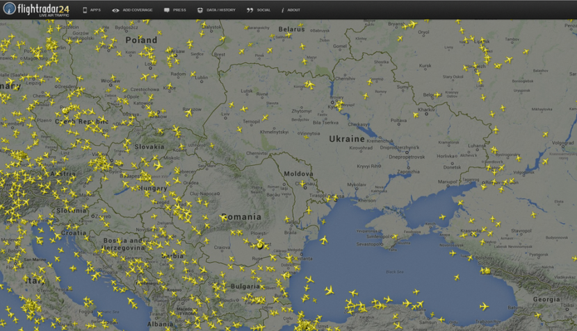 Some Airlines Say They Are Avoiding Ukrainian Airspace