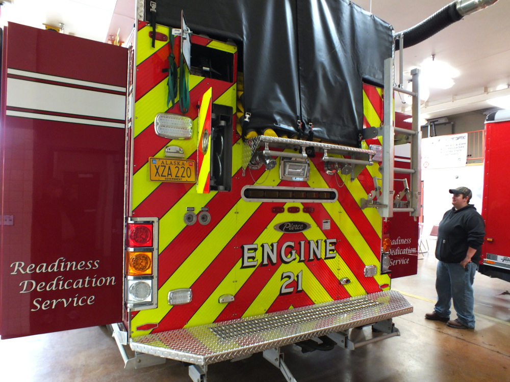 Engine 21 pushed into service at Douglas Fire Station