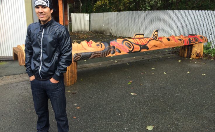 Gajaa Hit totem pole raisings draws close to 500 spectators