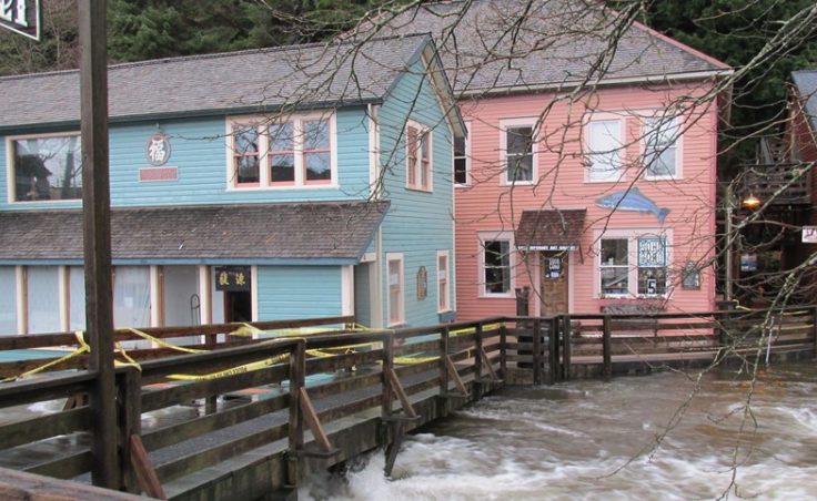 Flooding, high tide cause evacuations in Ketchikan