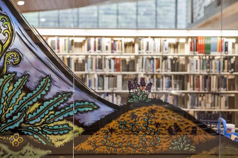 Touring the new State Library, Archives and Museum building