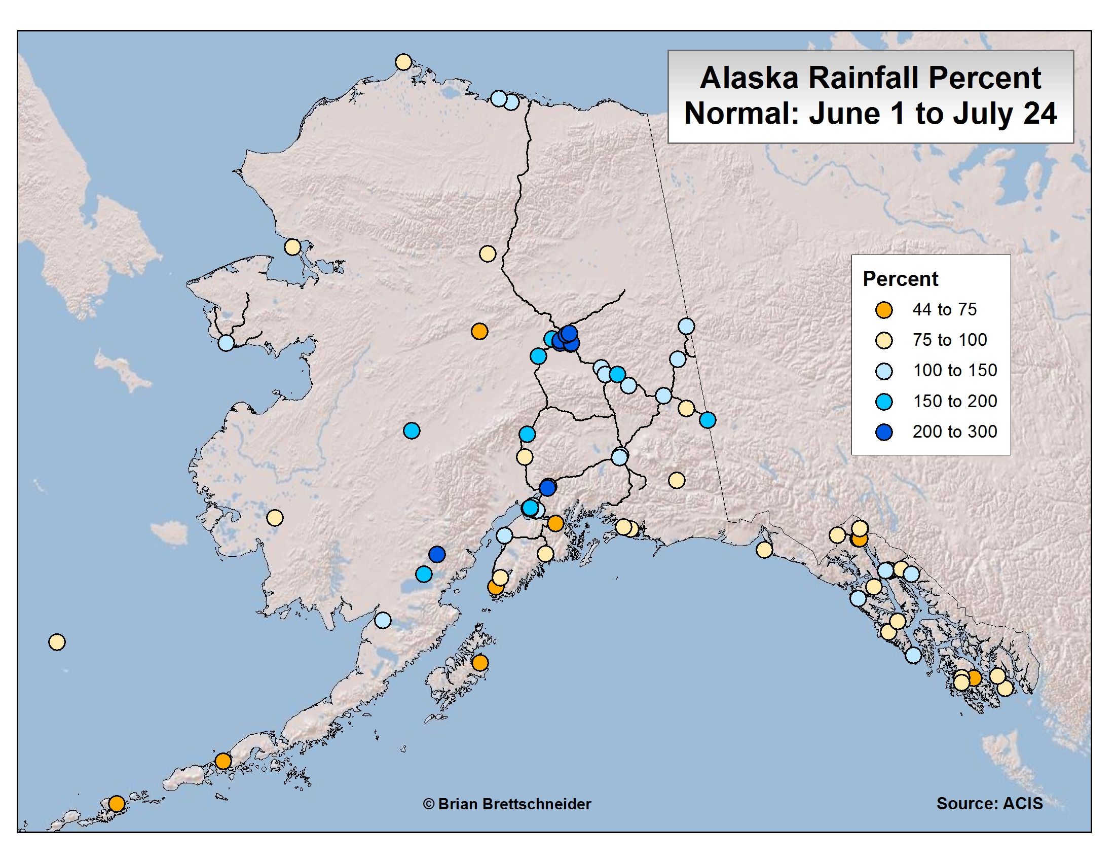 Warm ocean water leads to heavy rain in Alaska