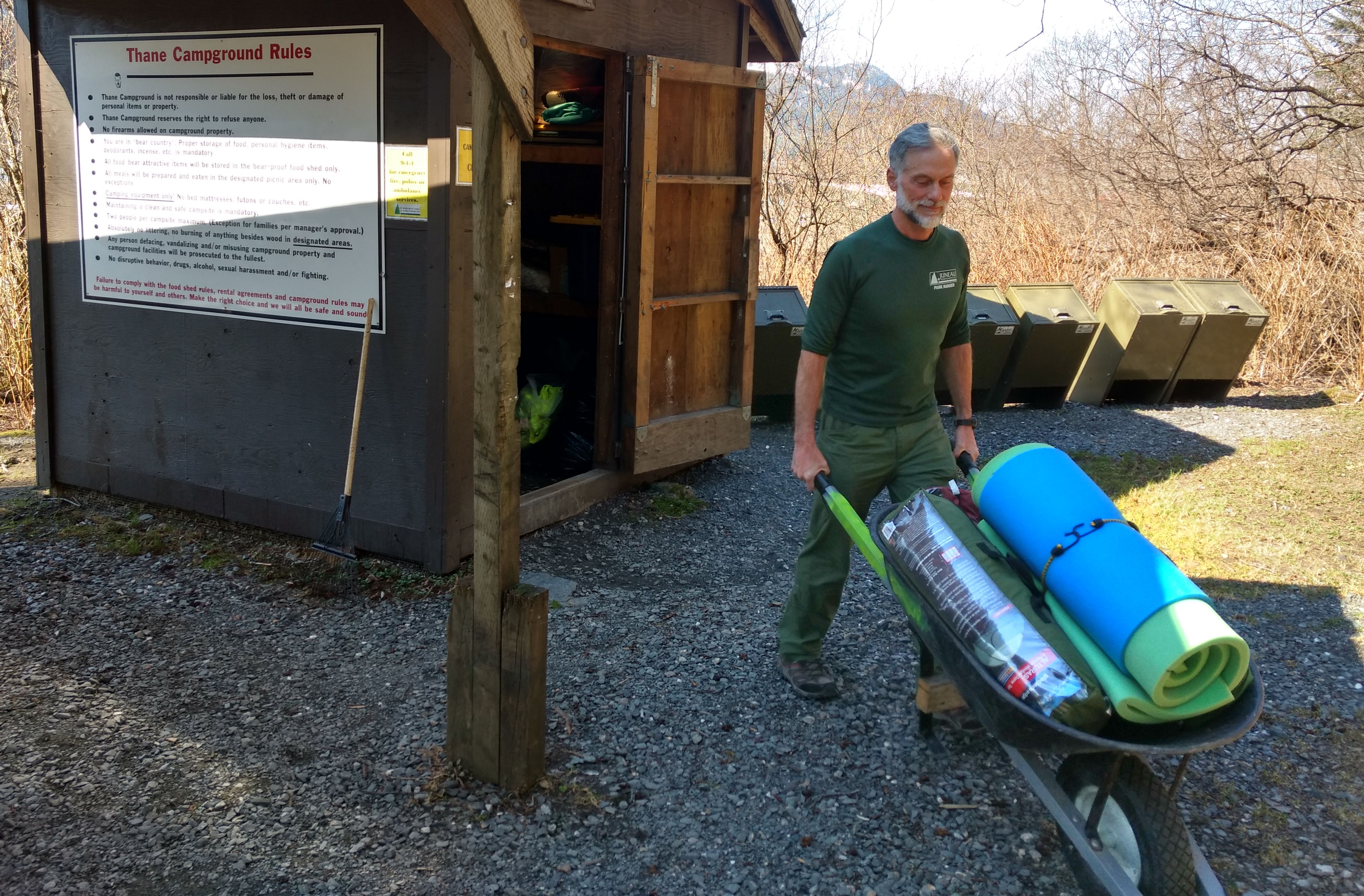 Thane Campground reopens as Juneau's downtown sleeping ban takes effect