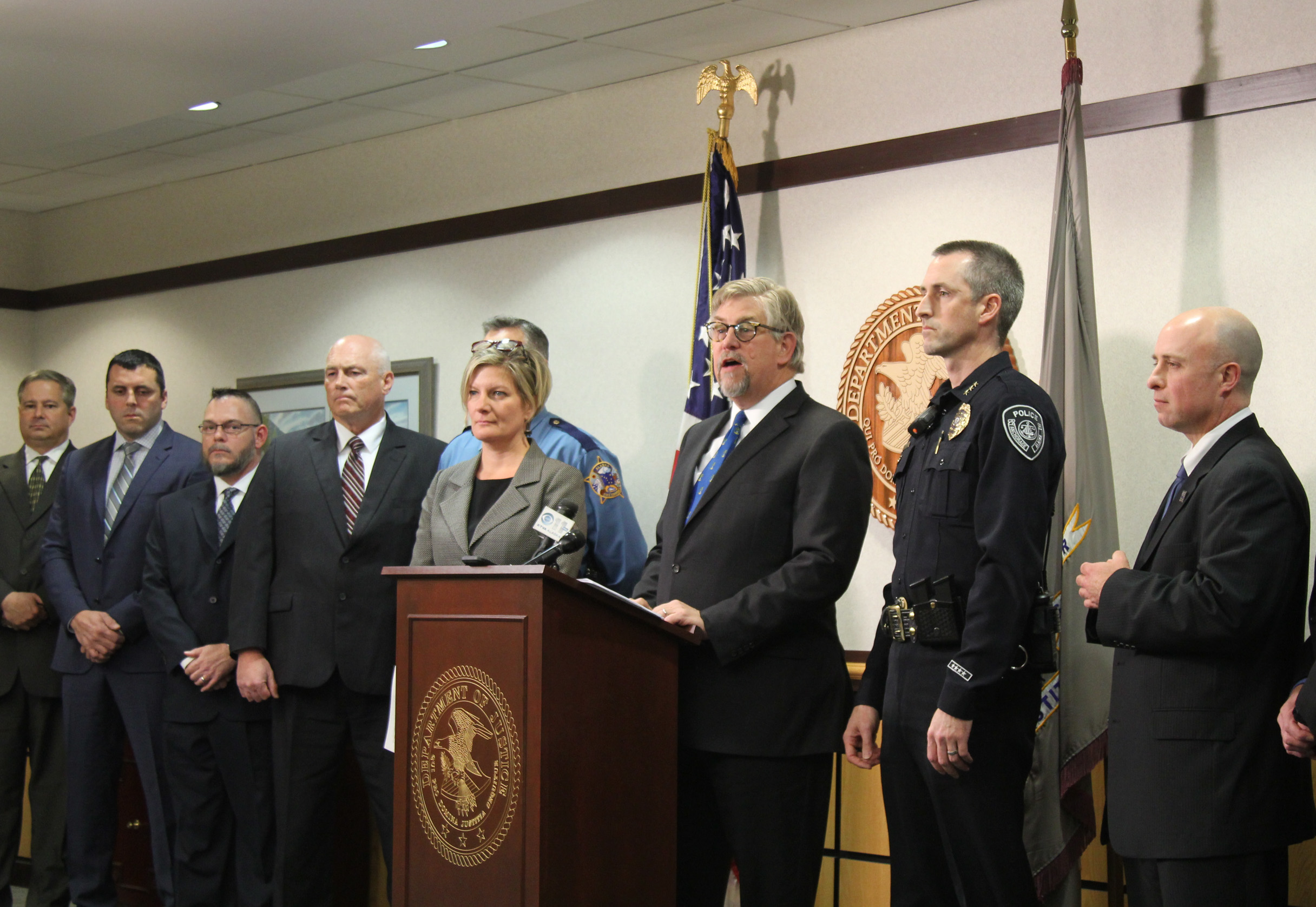Federal, state and Anchorage officials roll out new violent crime strategy