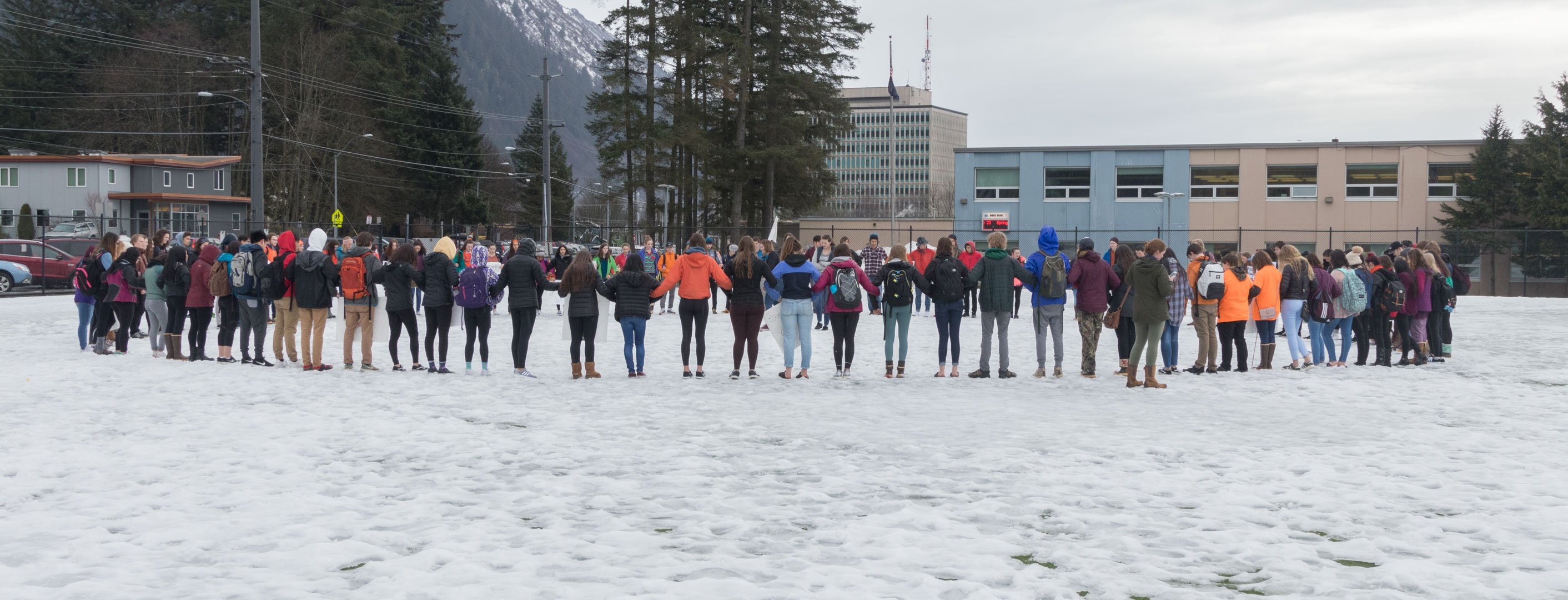 Juneau students take part in national student walkout protesting gun ...