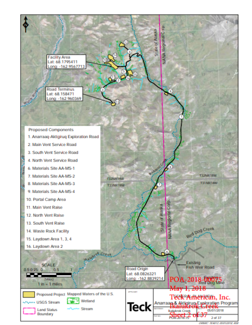 Red Dog Mine, in hunt for more ore, proposes new road