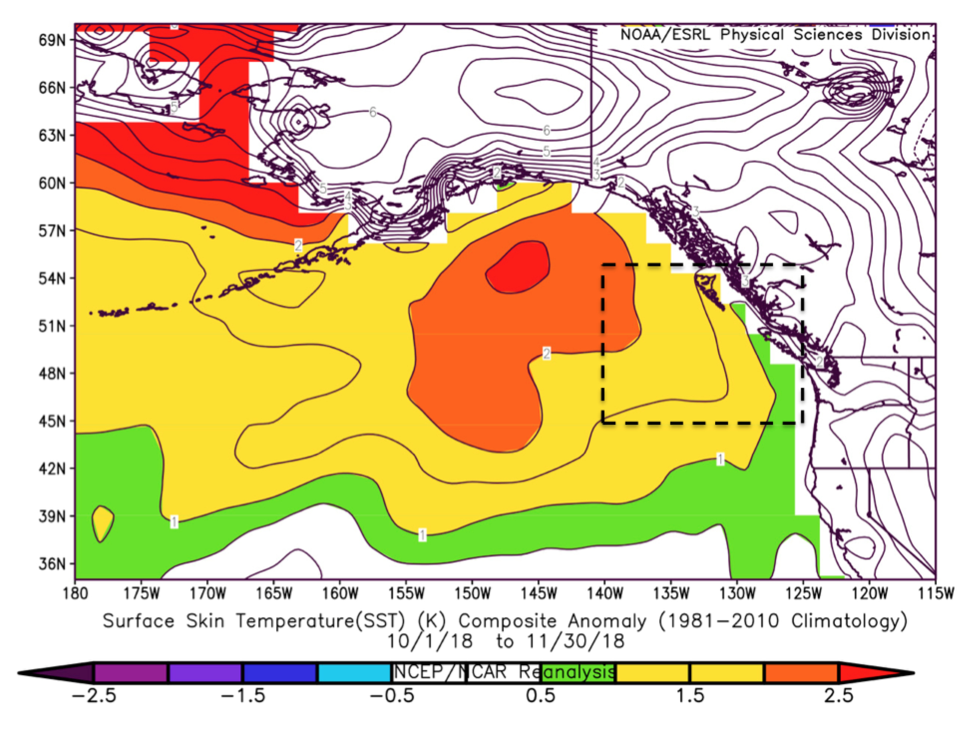 New warm ocean Blob could affect Southeast winter weather, fisheries