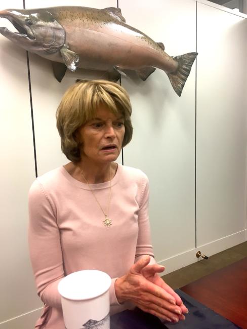 Time for Murkowski to take a stand on Pebble? She says not yet.