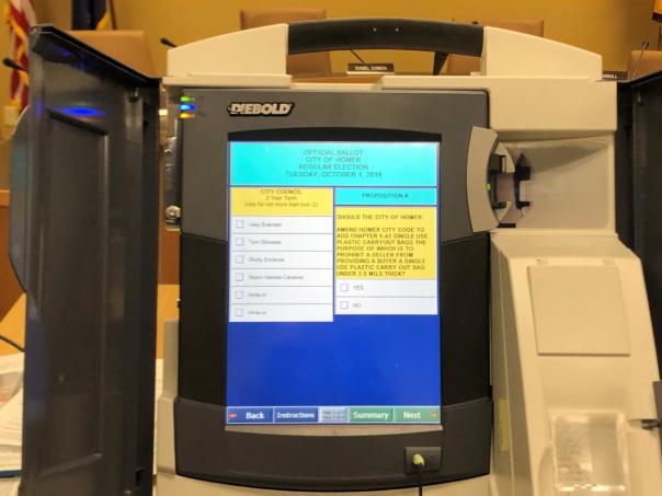 A blind man’s complaint over voting accessibility prompted Kenai ...