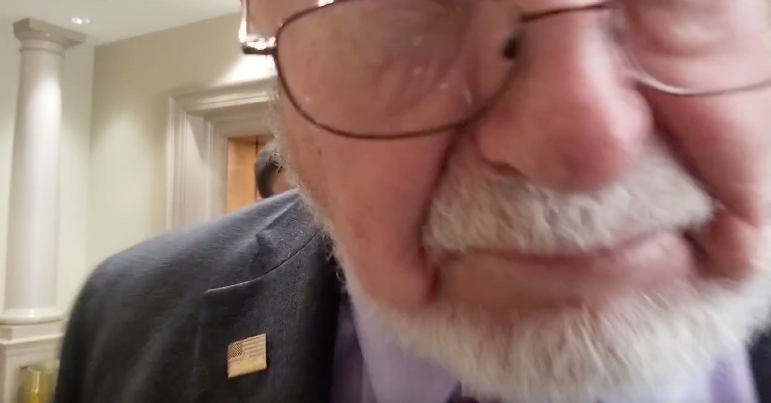 Headbutt or head nudge? MoveOn gets a rise out of Alaska Congressman Young.