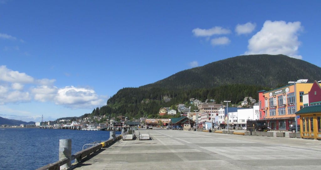 Underwater rock blasting gets underway near Ketchikan’s cruise ship berths