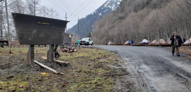 Juneau opens safer, more accessible campground for people without homes