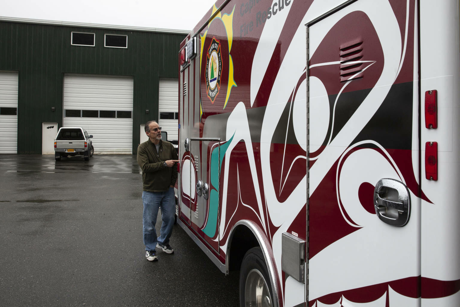 On refurbished ambulance, Tlingit formline design represents community ...
