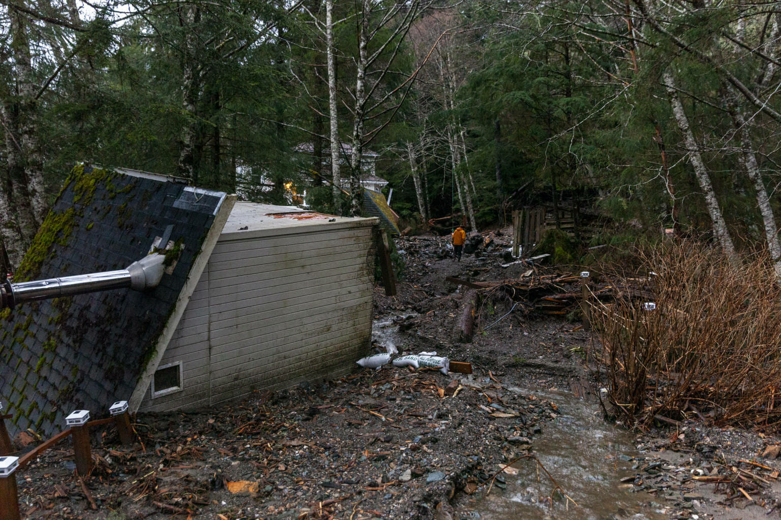 Record rain brings floods and mudslides to Juneau