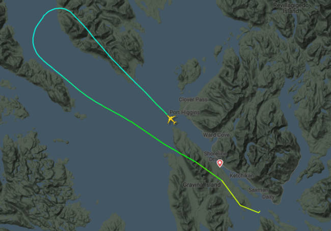Alaska Airlines milk run flight turns back shortly after takeoff from ...