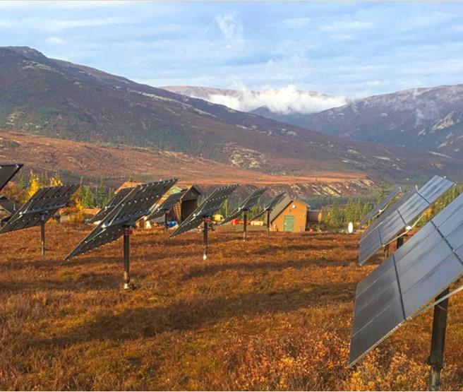 Wilderness resort installs large solar array outside Denali National Park