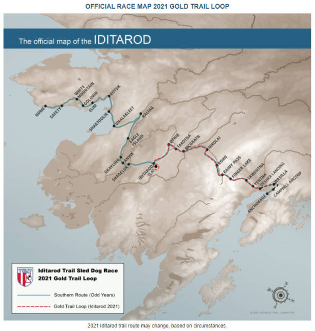 The Iditarod starts Sunday, and it will look a lot different this year ...