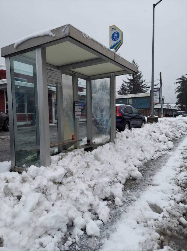Capital Transit gets new equipment to clear snow from Juneau bus shelters