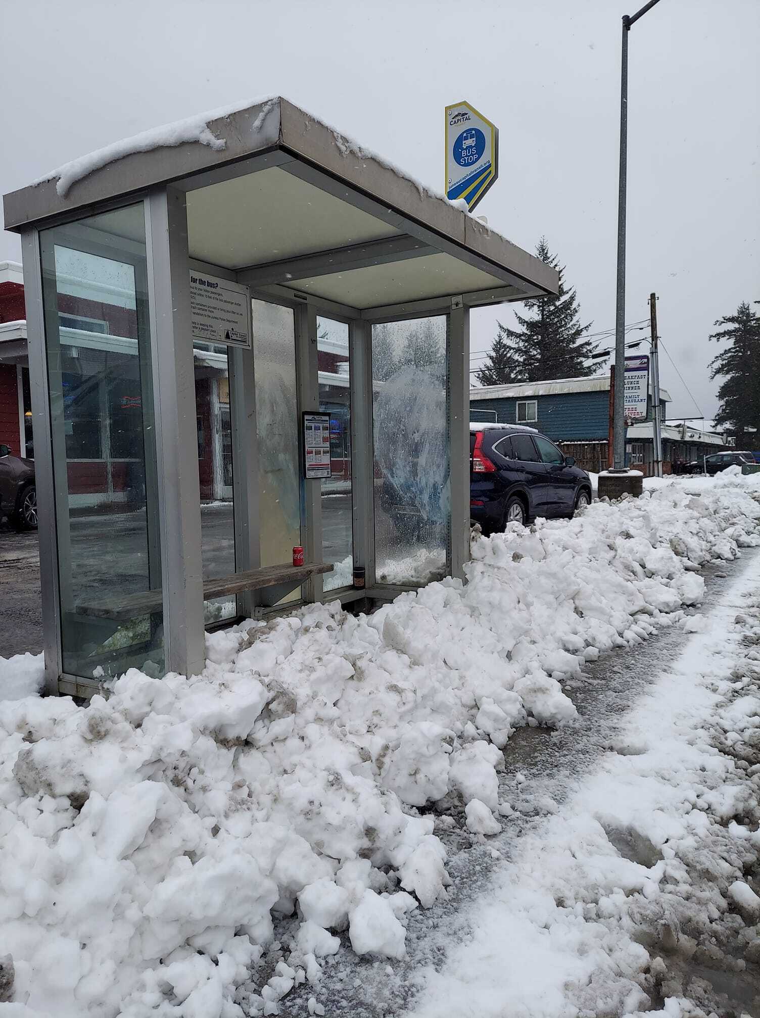 Capital Transit gets new equipment to clear snow from Juneau bus shelters