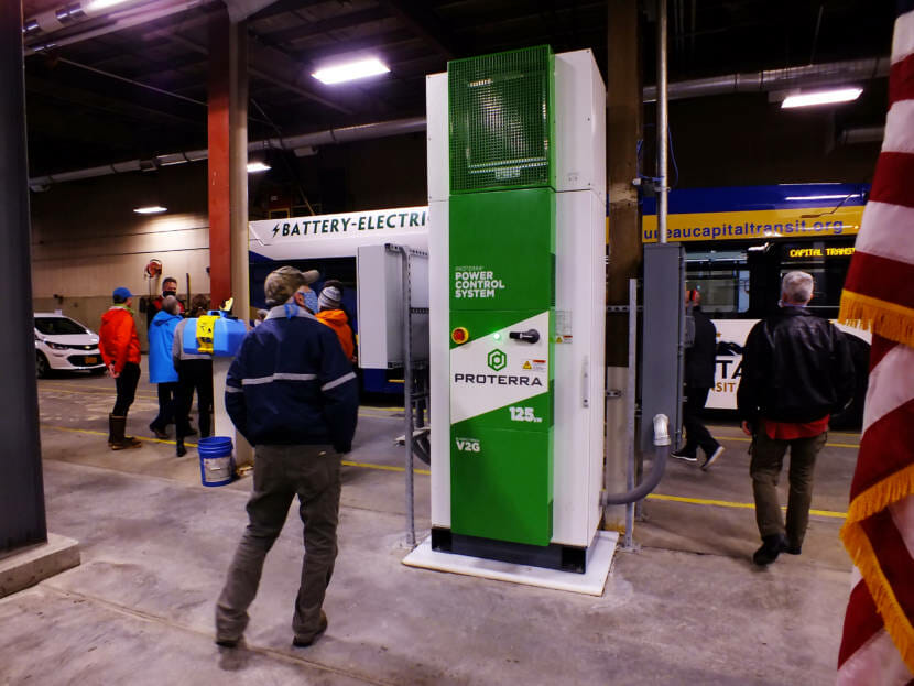 Capital Transit's first battery-electric bus enters service in Juneau