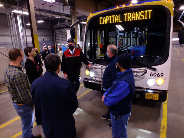 Capital Transit's first battery-electric bus enters service in Juneau