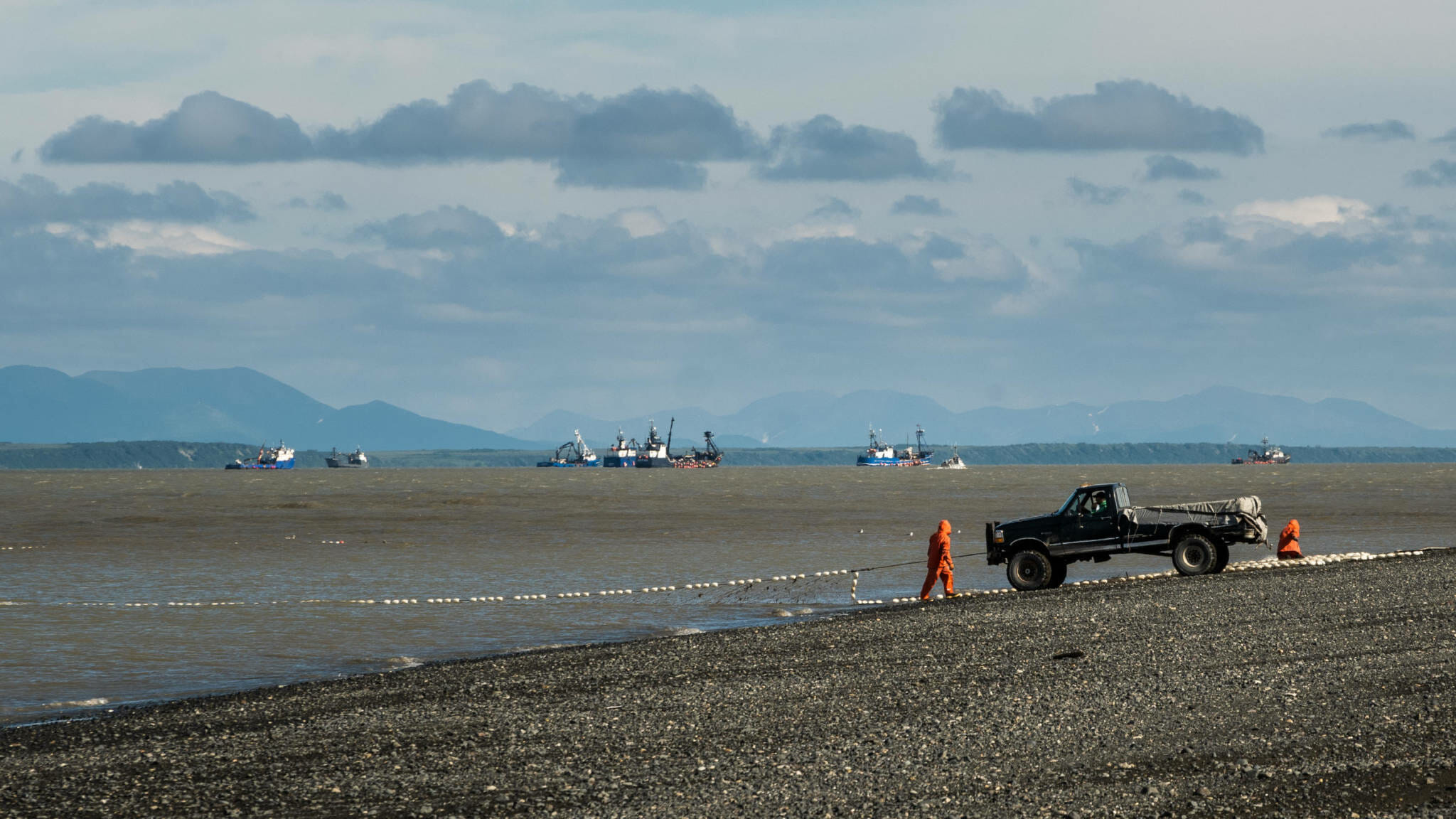 Rapid erosion threatens set net fishery in Southwest Alaska village