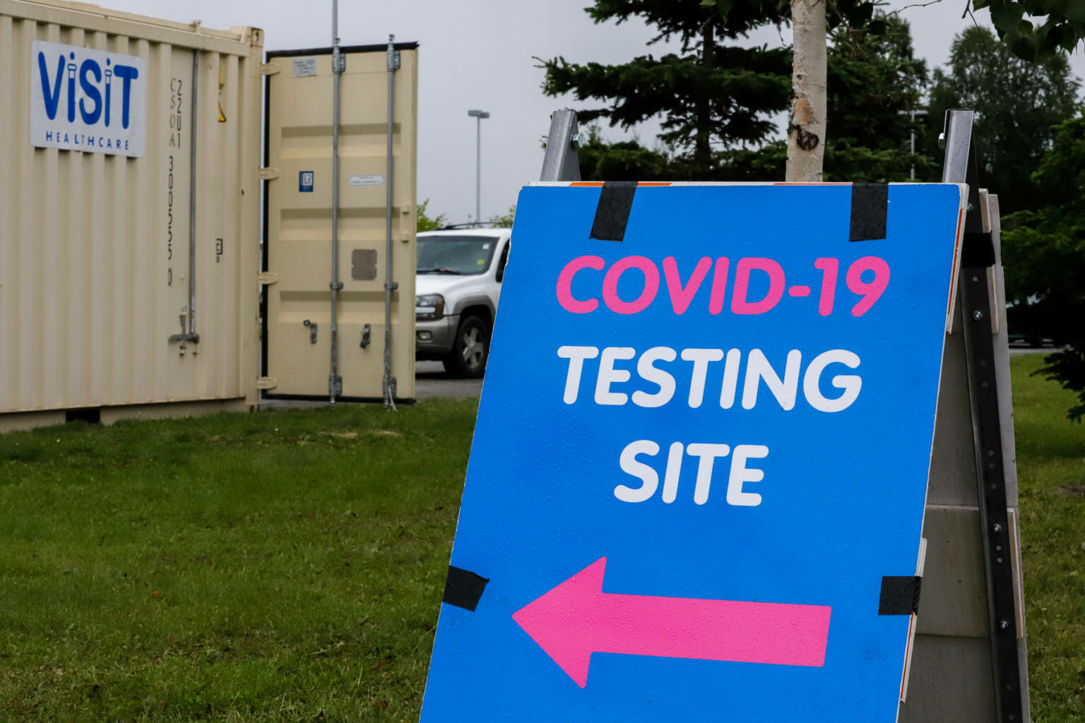 Boom in COVID cases prompts Anchorage to open drive-through testing