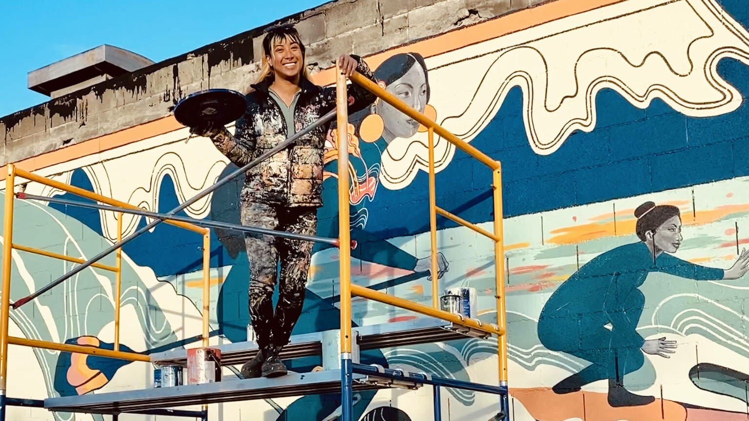 How an Anchorage artist is making her mark on the city, one mural at a time