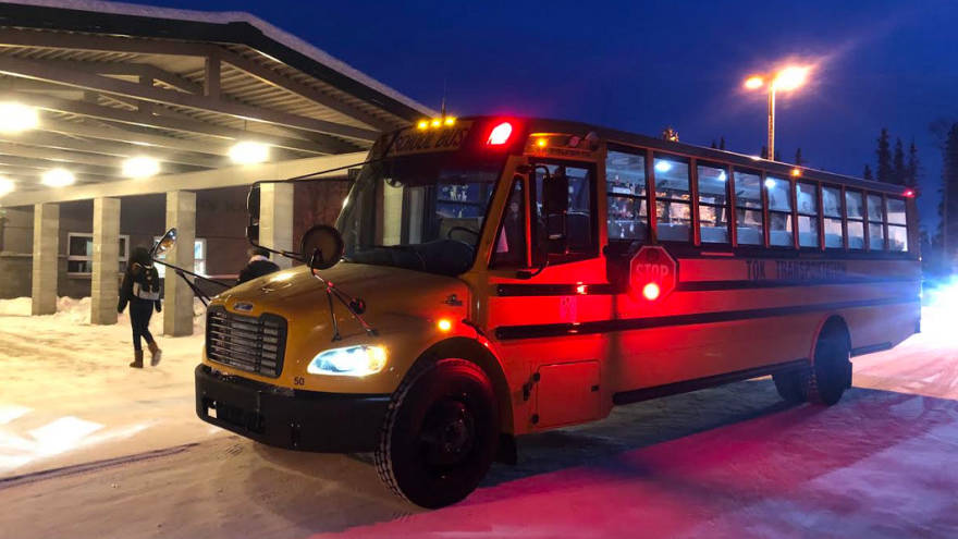 Tok’s electric school bus performs well, even at 40 below zero