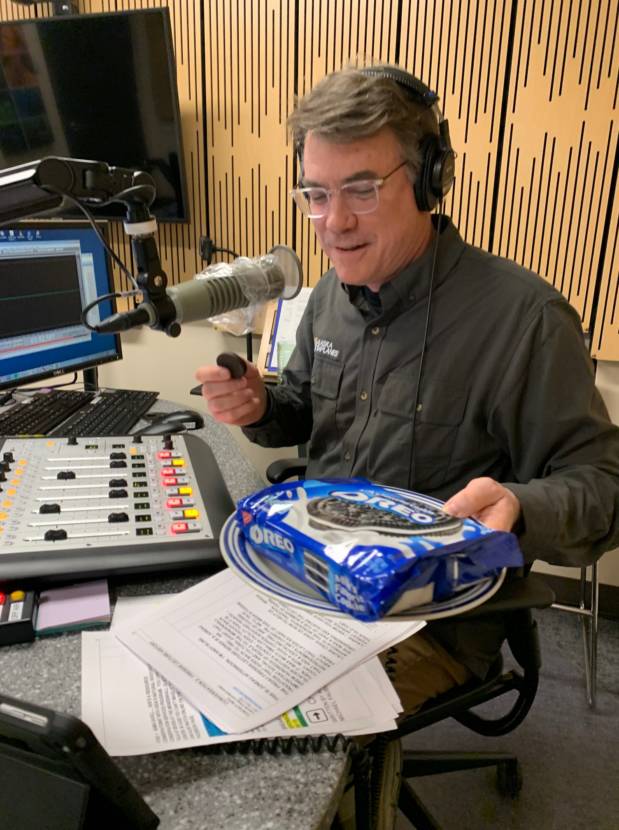 Fireside memories from the Mendenhall Visitor Center.