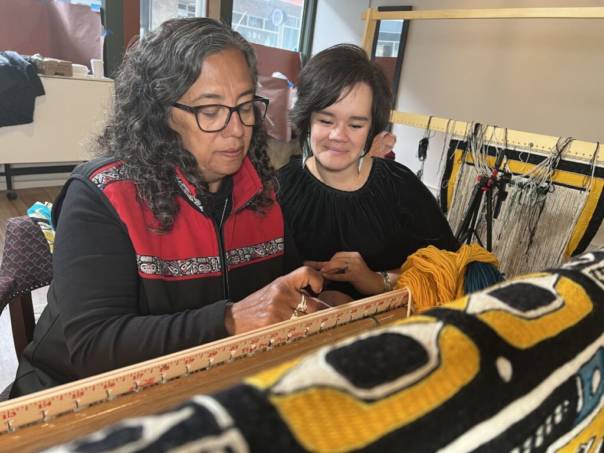 Chilkat weaver Lily Hope opens new studio. Weekend weather outlook ...