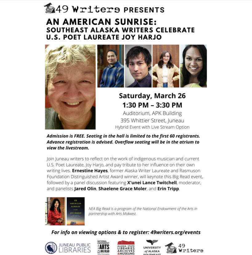 49 Writers group reflects on the poetry of Joy Harjo.