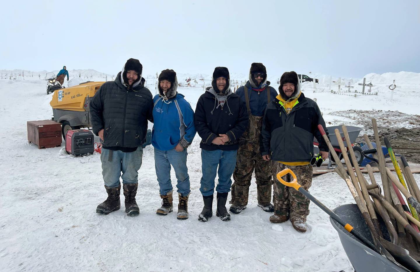 When death arrives in Utqiaġvik, volunteer gravediggers answer the call