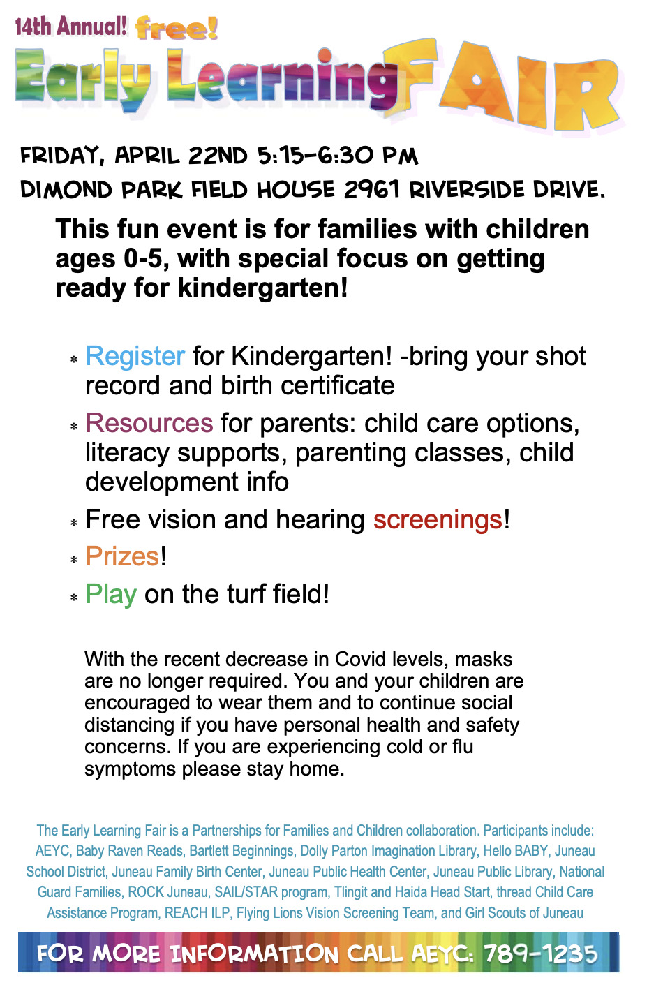 AEYC: Early Learning Fair helps families prepare for kindergarten.