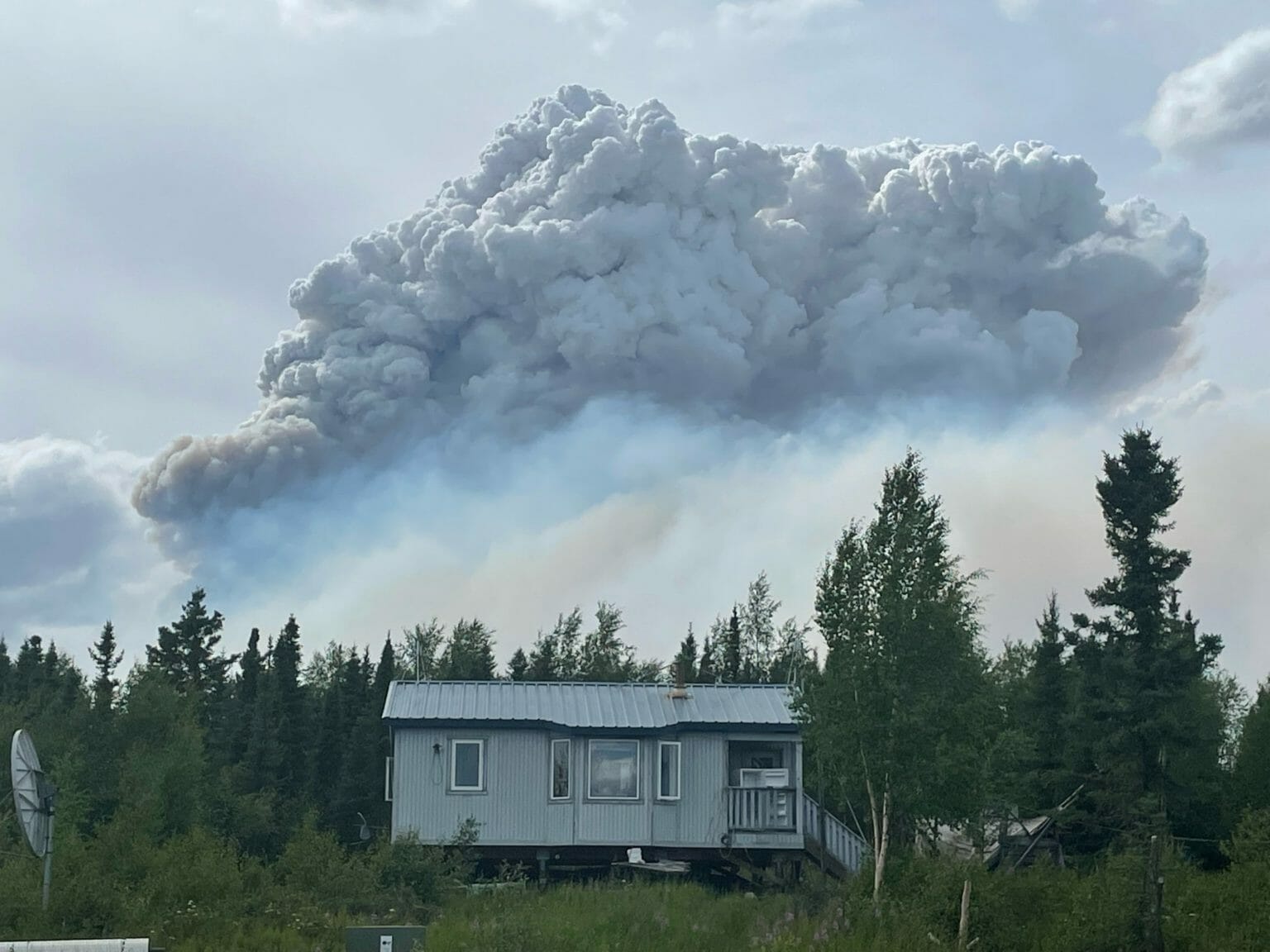 With nearly 3 million acres burned, rainy weather slows Alaska wildfires