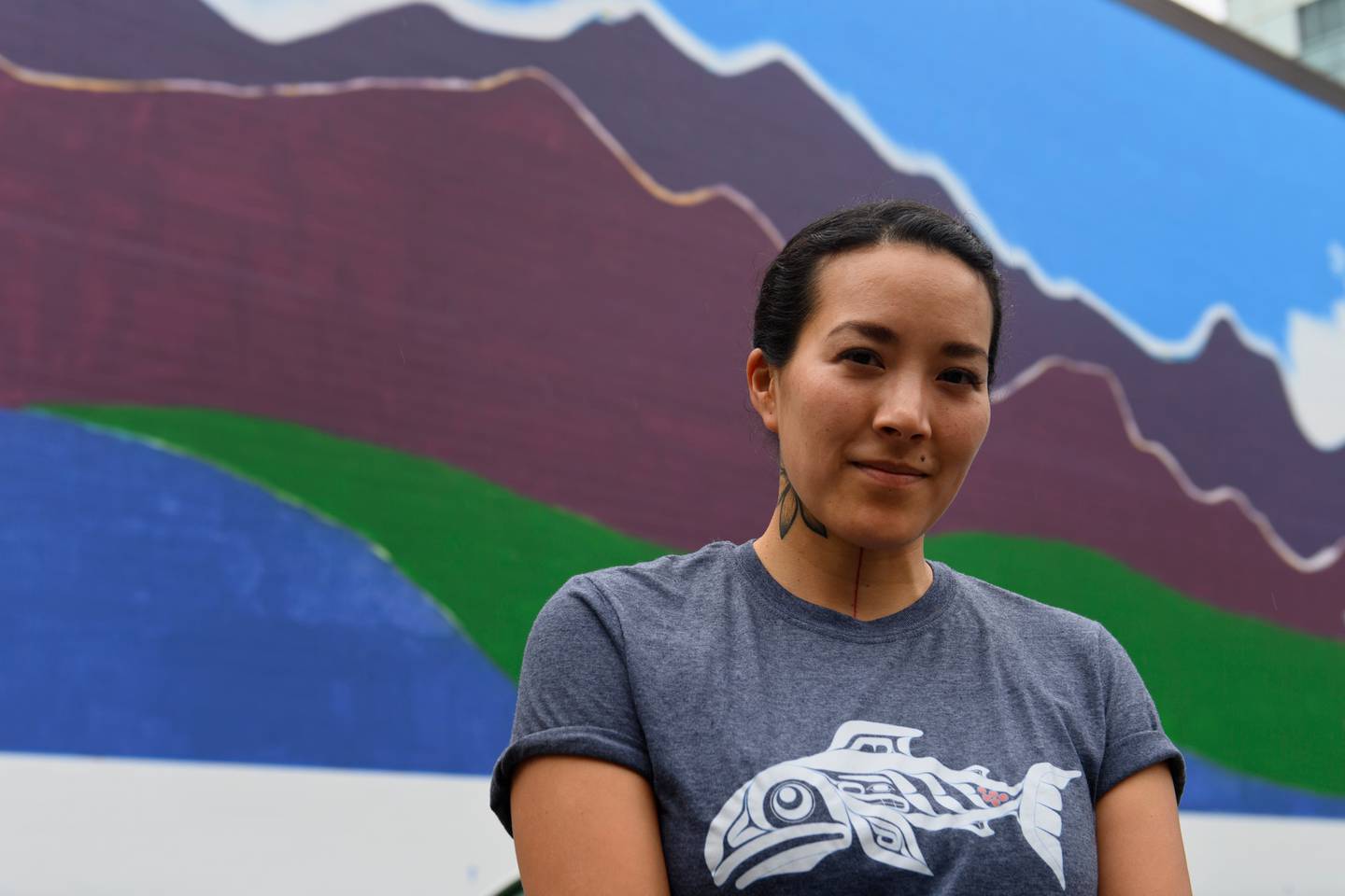 New downtown Anchorage mural puts Alaska’s Indigenous cultures front ...