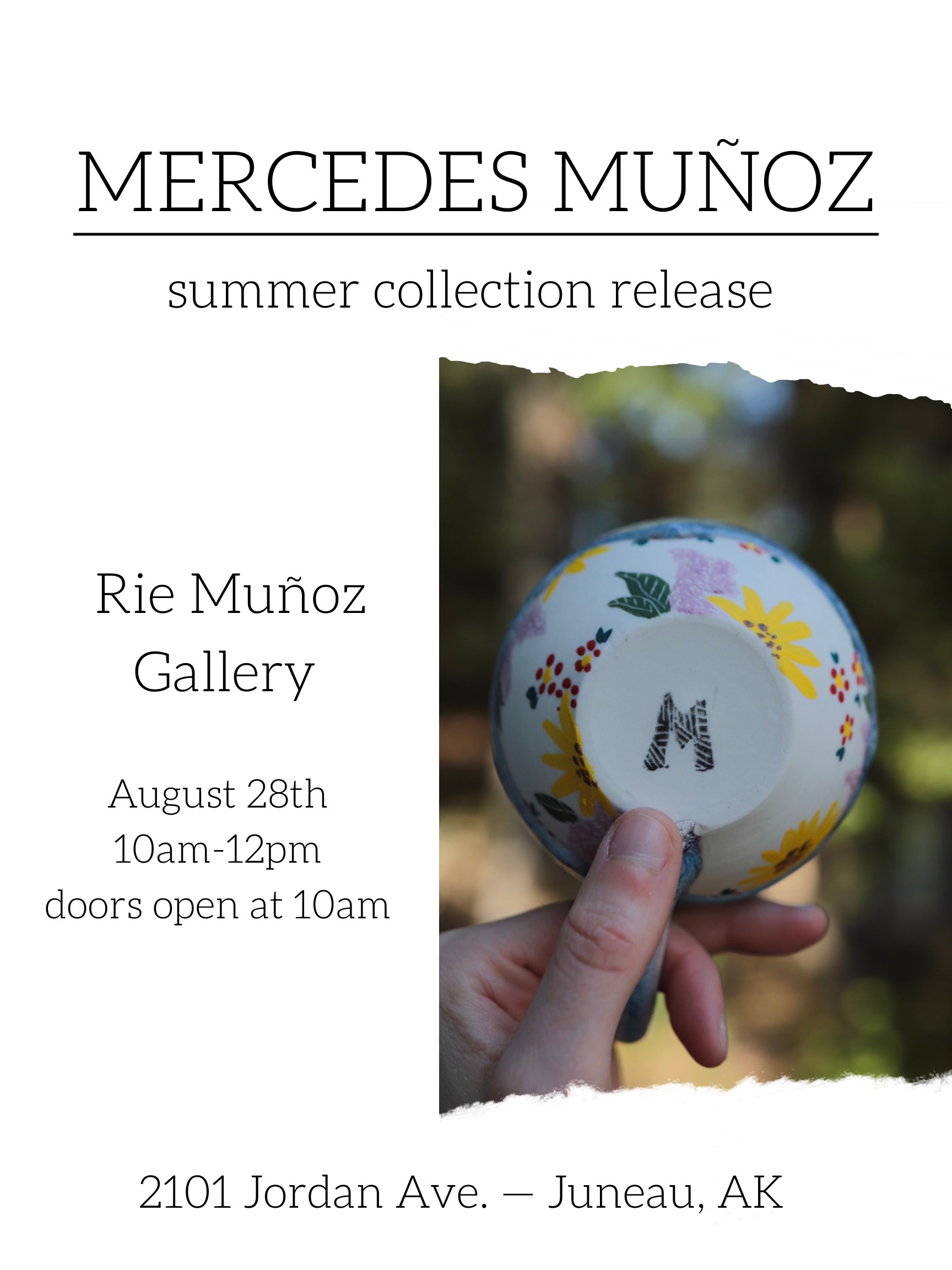 Mercedes Muñoz pottery show. Food Festival and Farmer’s Market ...
