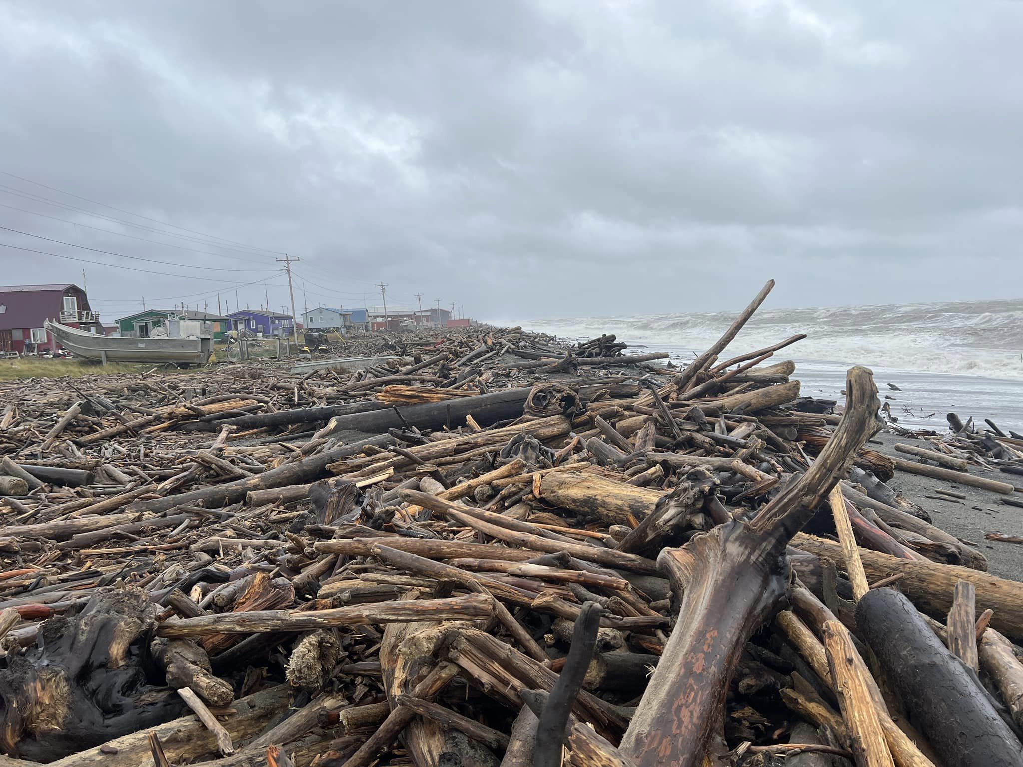 Shaktoolik residents say they need aid to rebuild their berm before ...