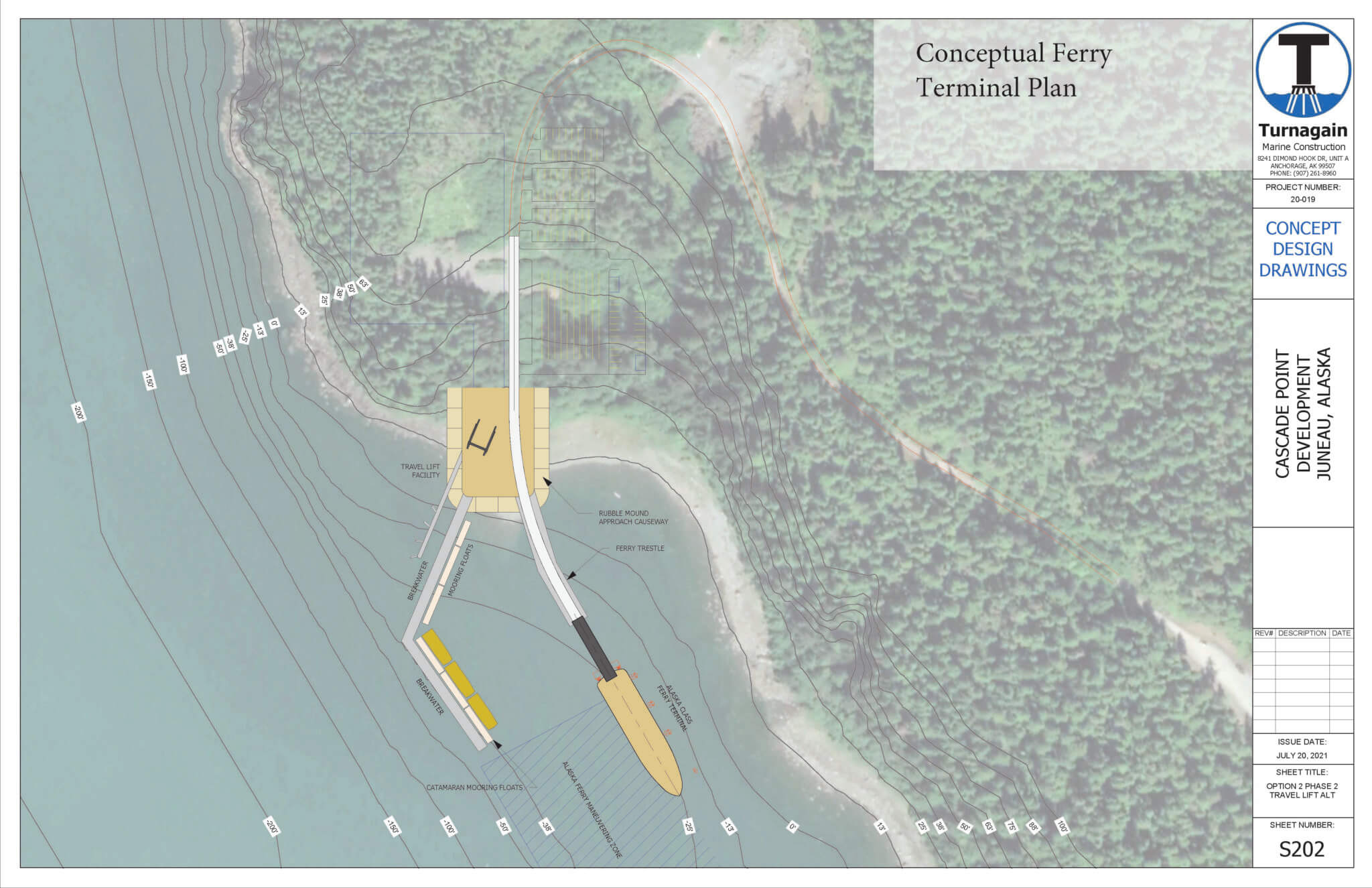 Feds OK concept for new ferry terminal at the end of Juneau’s road