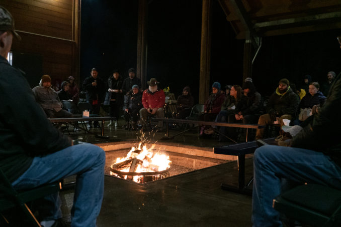 Former UAS professor Sol Neely honored with a fire dish memorial in Juneau