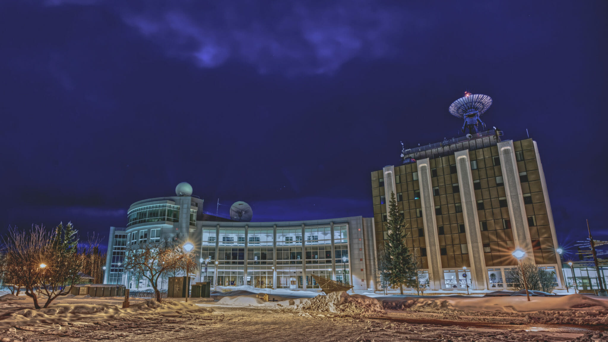 Iconic Fairbanks satellite dish helps map floods thousands of miles away