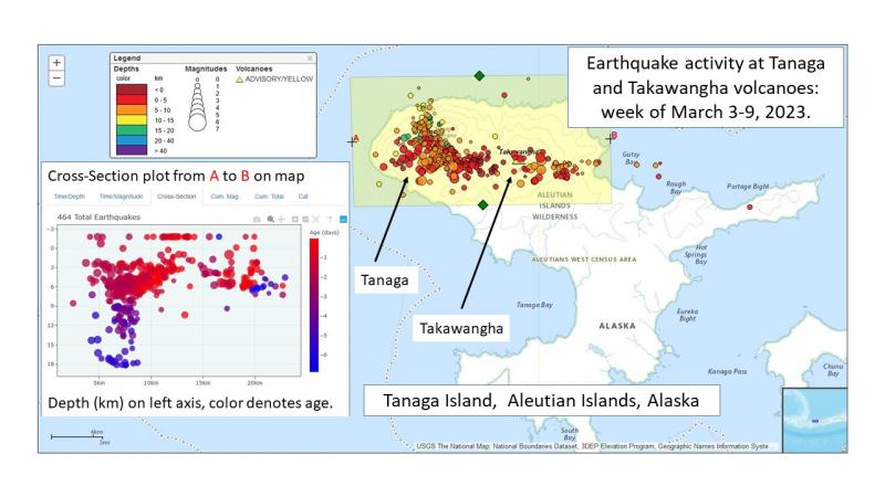 2 Aleutian volcanoes on watch for potential eruption