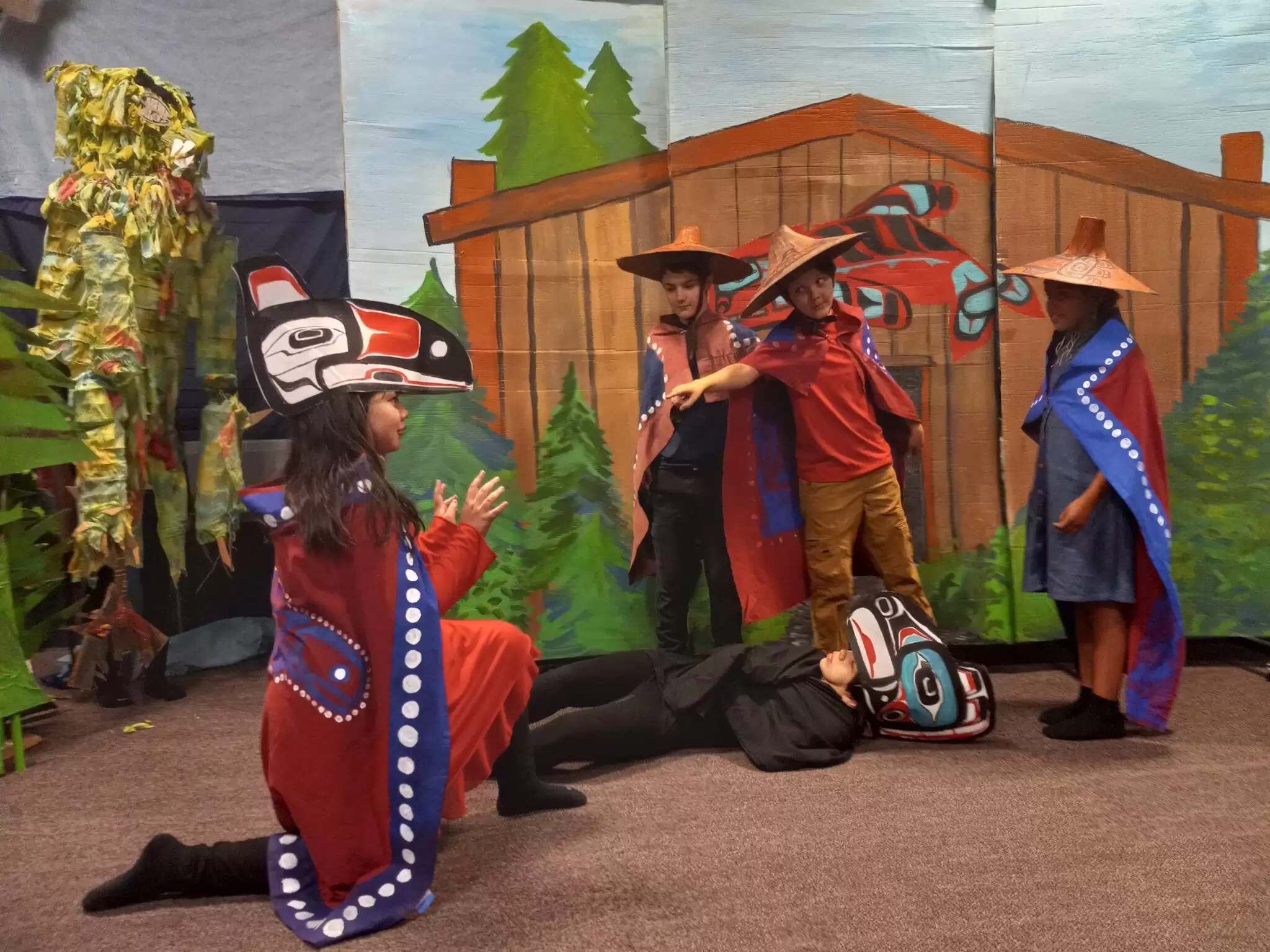 Ketchikan Charter School students use theater to tell Indigenous stories