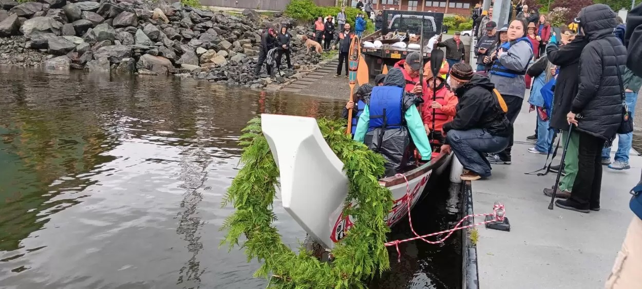 Ketchikan’s tribe holds awakening and launch for X’oots kuye’ik canoe