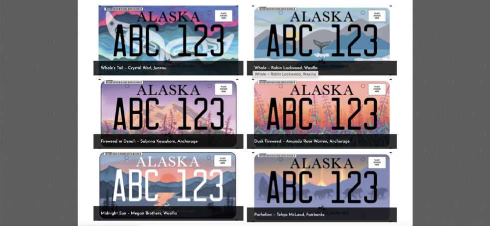 Arts council asks Alaskans to pick a new license plate while DMV rolls ...