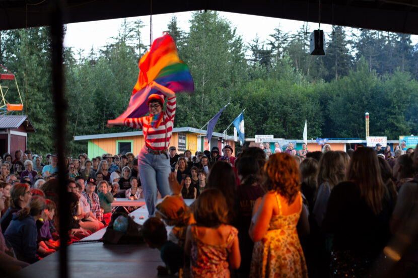 Juneau Drag’s first show at Southeast Alaska State Fair draws hundreds