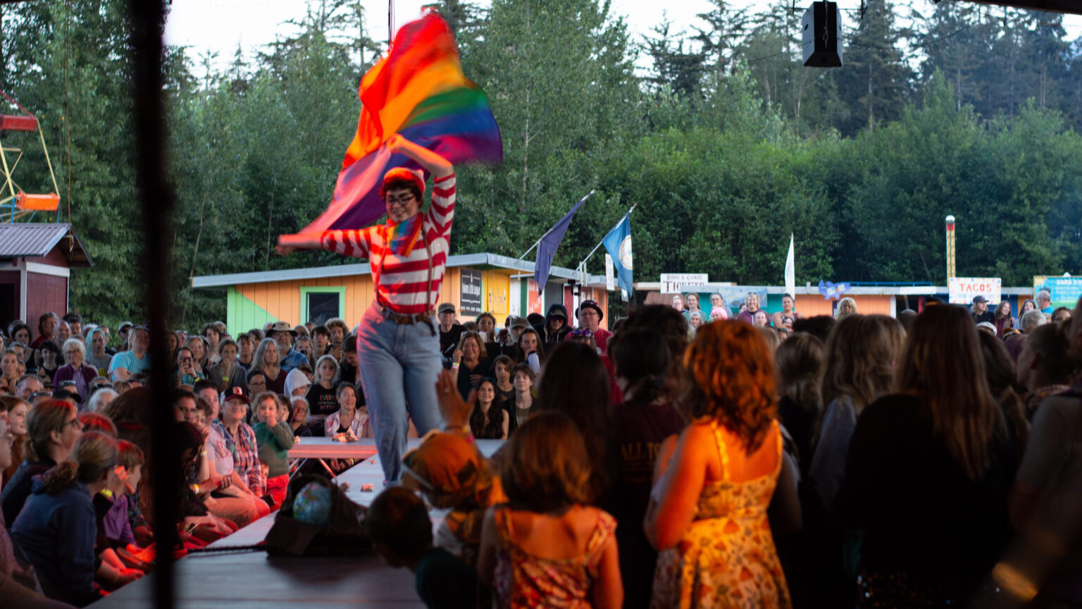 Juneau Drag’s first show at Southeast Alaska State Fair draws hundreds