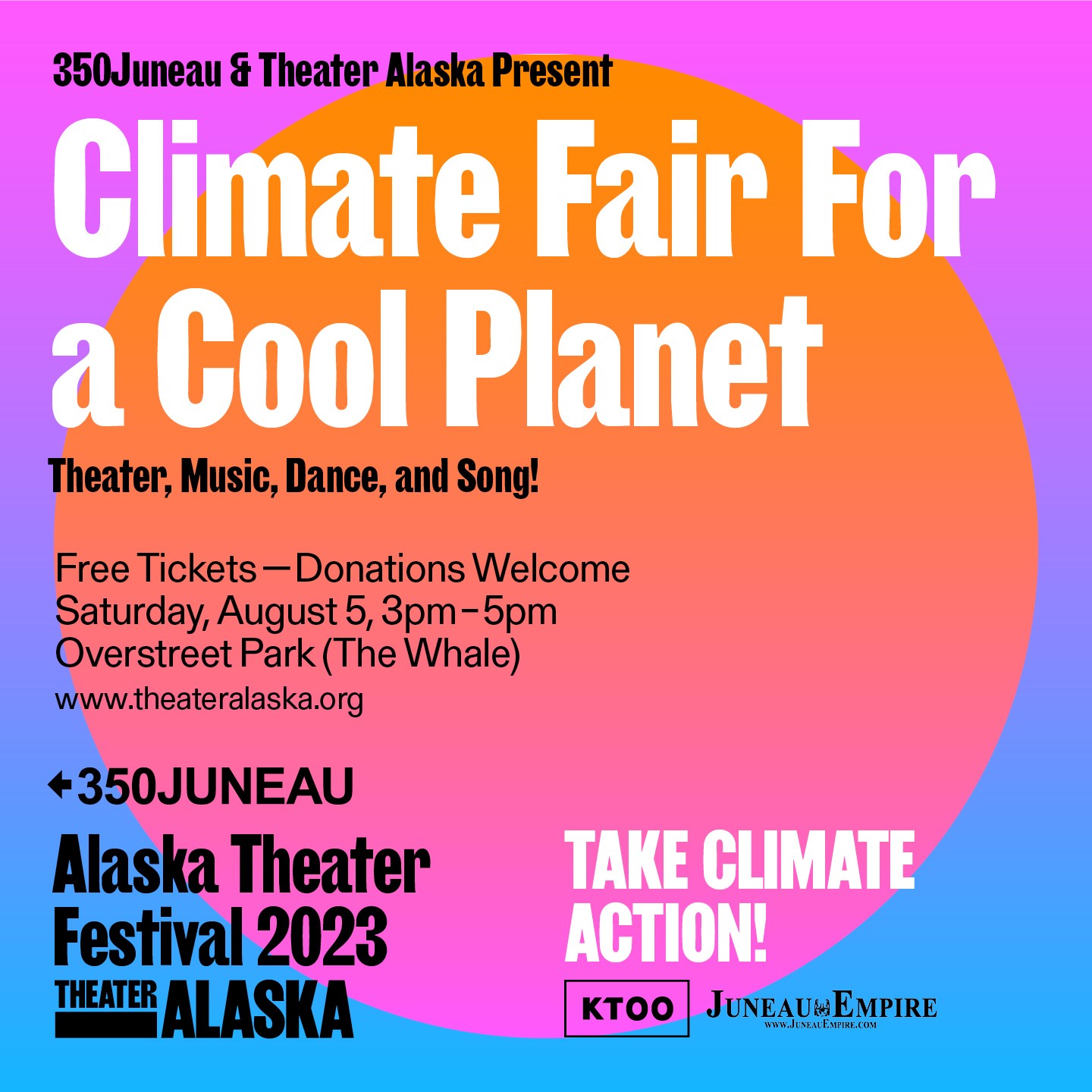 August 4, 2023: Climate Fair for a Cool Planet with Theater Alaska and ...